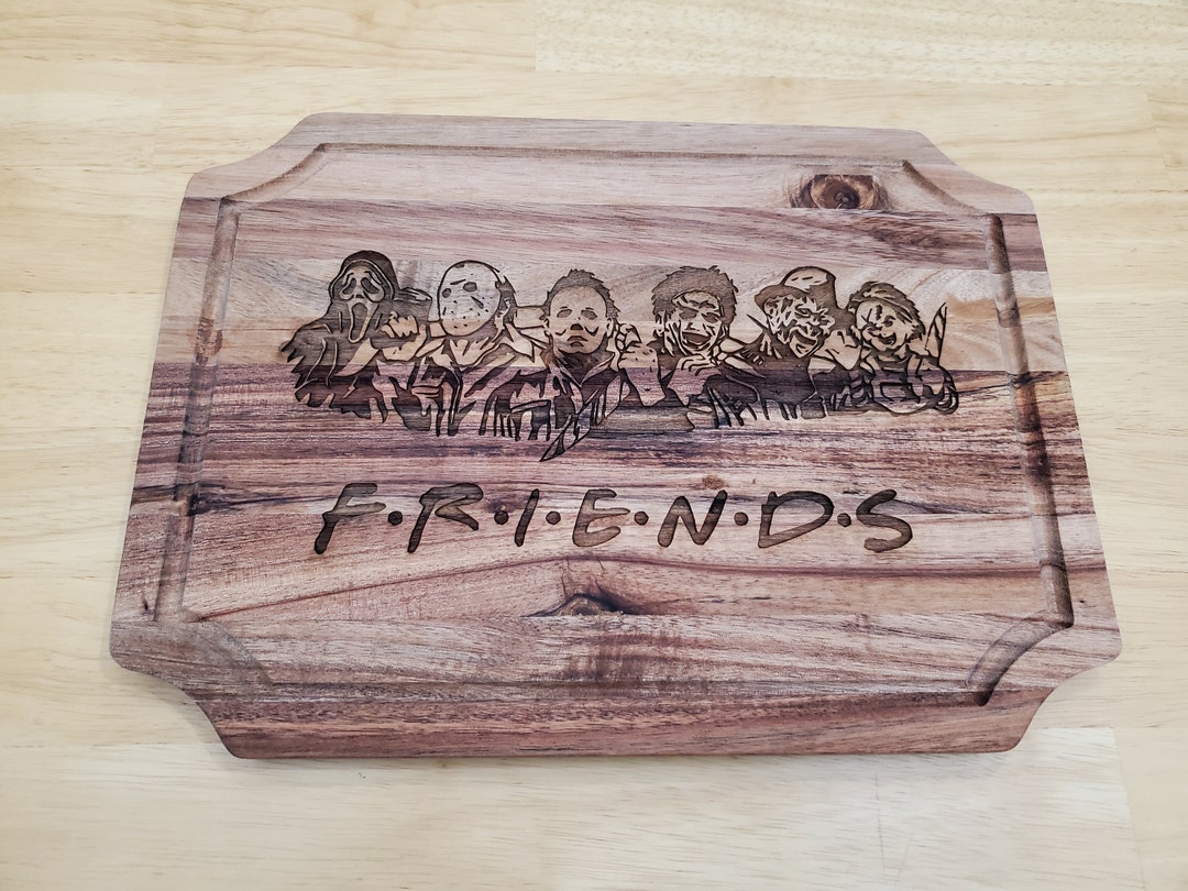 Halloween Cutting Board | Kitchen | Friends | Movie | Horror | Acacia ...