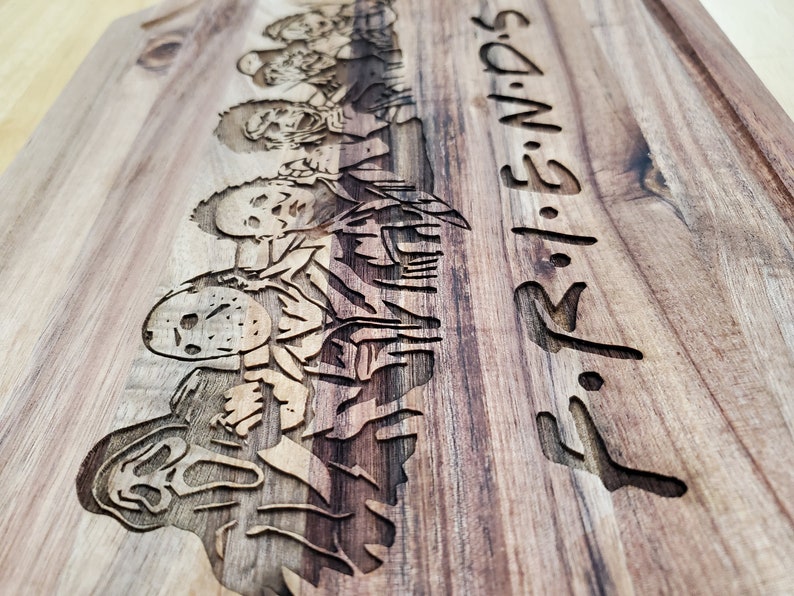 Halloween Cutting Board | Kitchen | Friends | Movie | Horror | Acacia ...