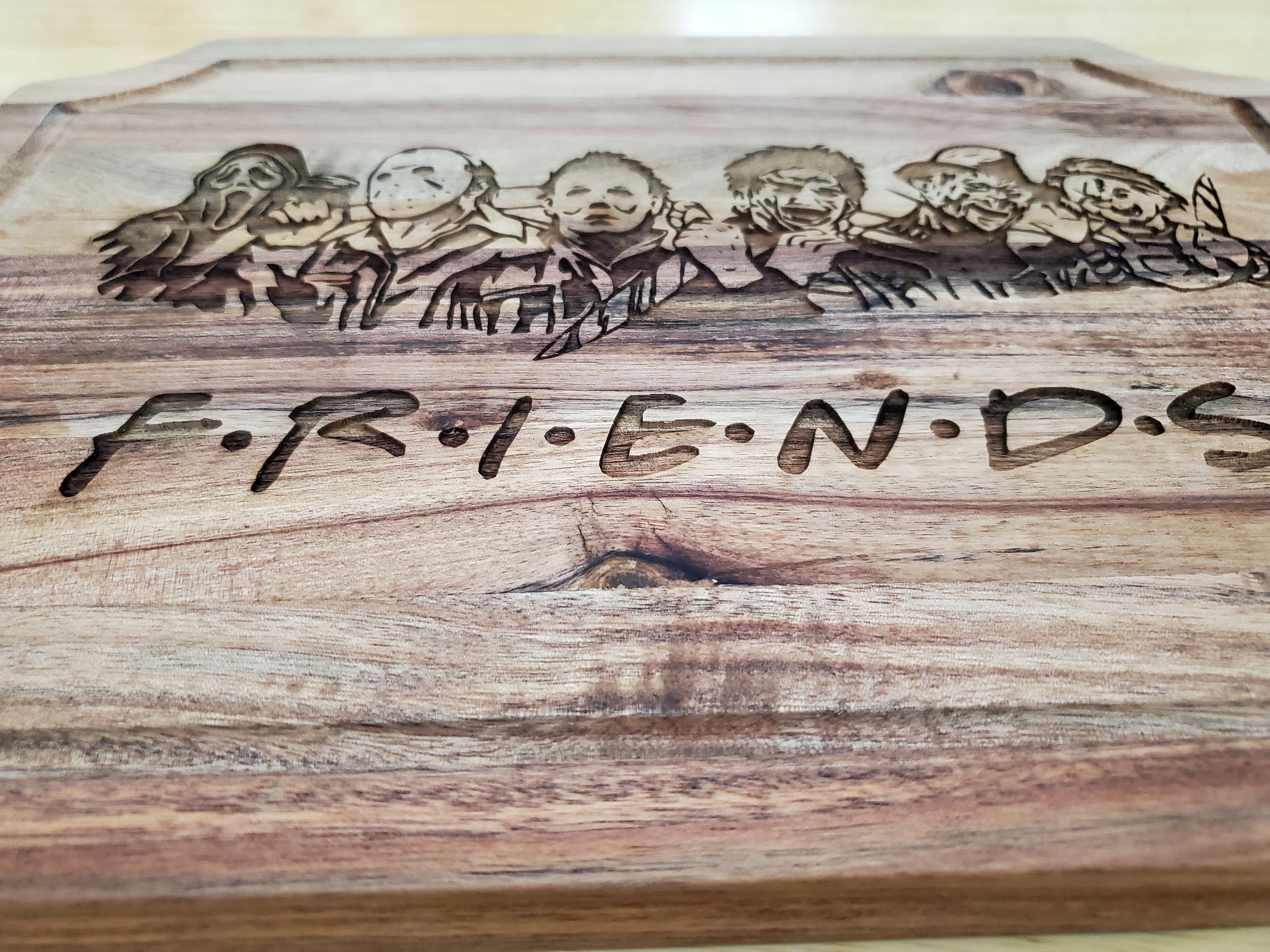 Halloween Cutting Board | Kitchen | Friends | Movie | Horror | Acacia ...