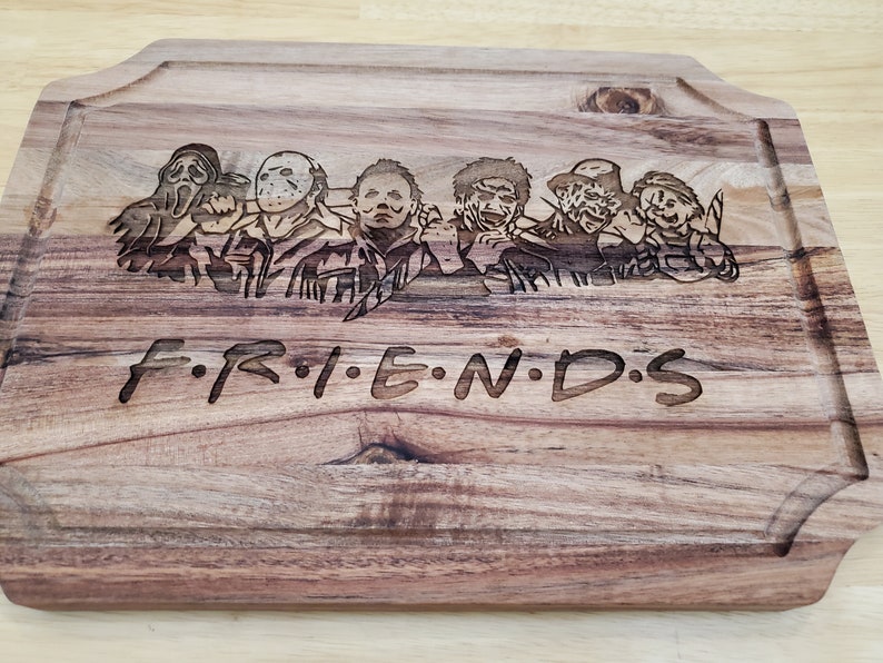 Halloween Cutting Board | Kitchen | Friends | Movie | Horror | Acacia ...