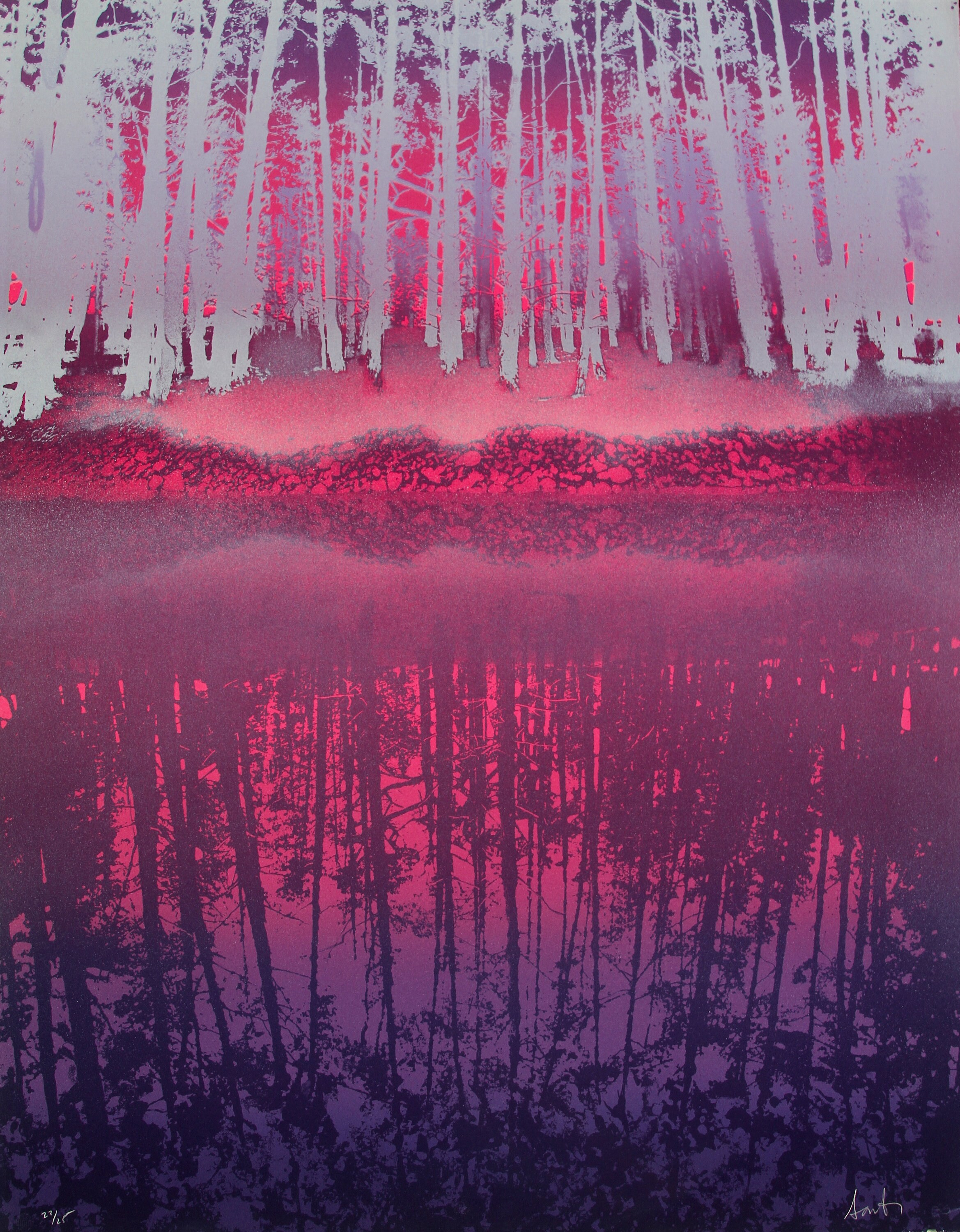 Roberto Santo memories of Monterey State Ii Original Stone Lithograph ...