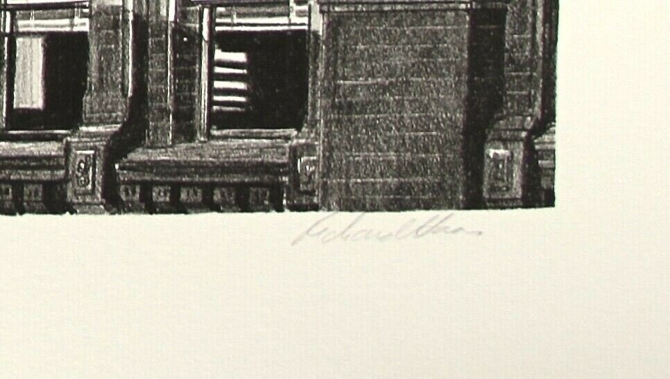 Richard Hass the Potter Building Original Stone Lithograph Limited ...