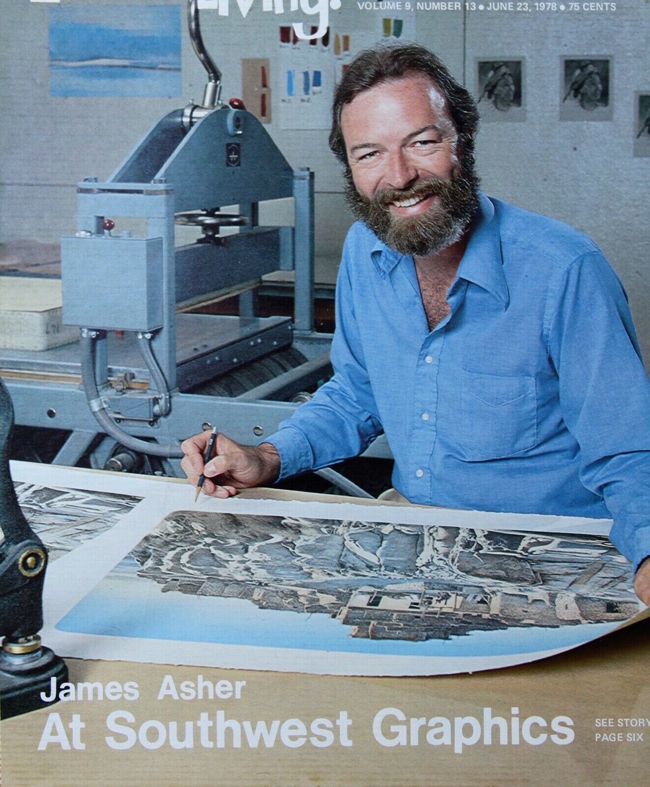 Western Artist James Asher (1944-2019) "cart in Crete, Greece" Original ...