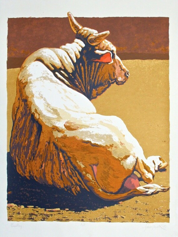 John Farnsworth bully Original Art Serigraph - Etsy