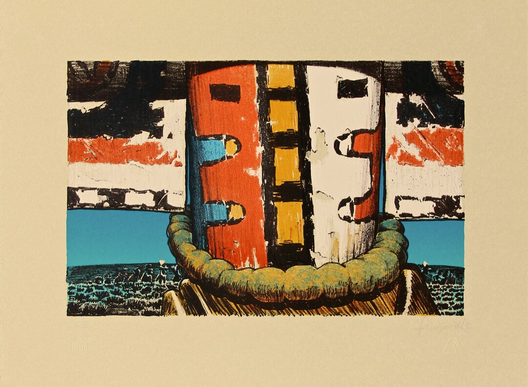 John Farnsworth "sio Hemis" Original Stone Lithograph Limited Ed 1978 ...