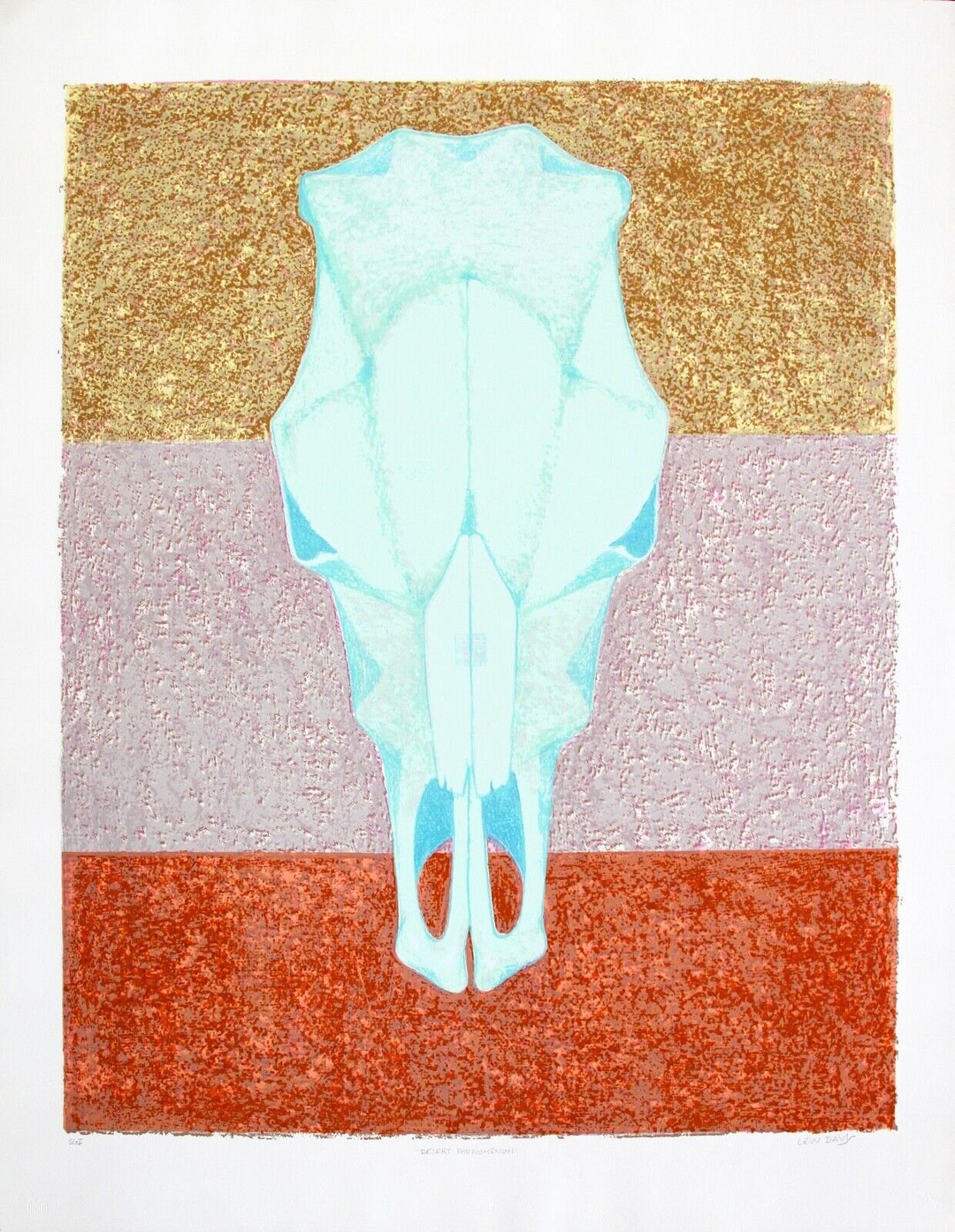 Lew Davis "desert Phenomenon" Original Art Limited Ed Serigraph 1978 ...