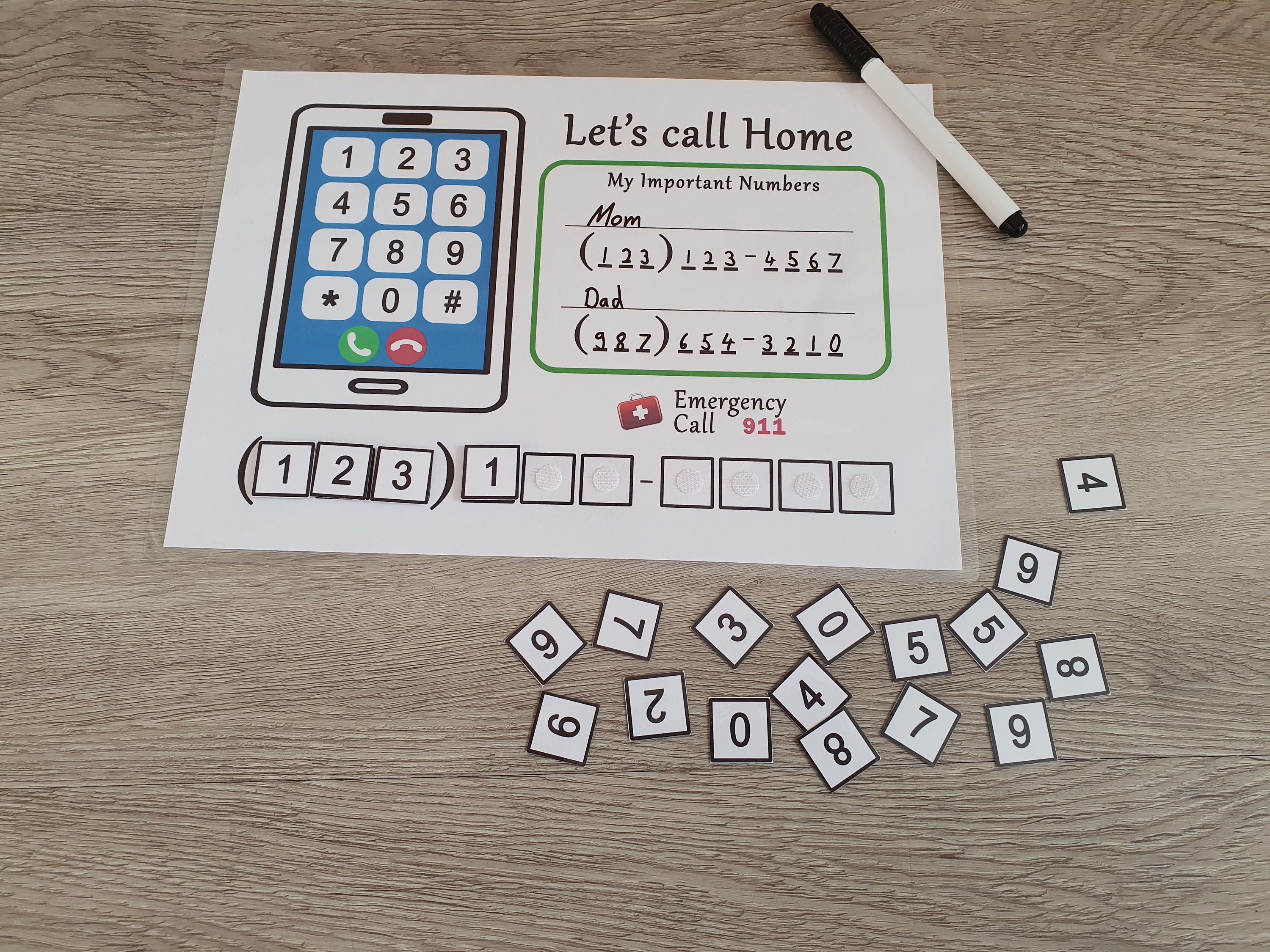 Kids Life Skills Worksheets Bundle US Practice Address - Etsy