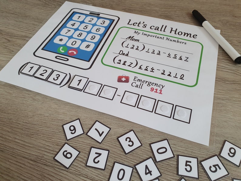 Kids Life Skills Worksheets Bundle US Practice Address - Etsy