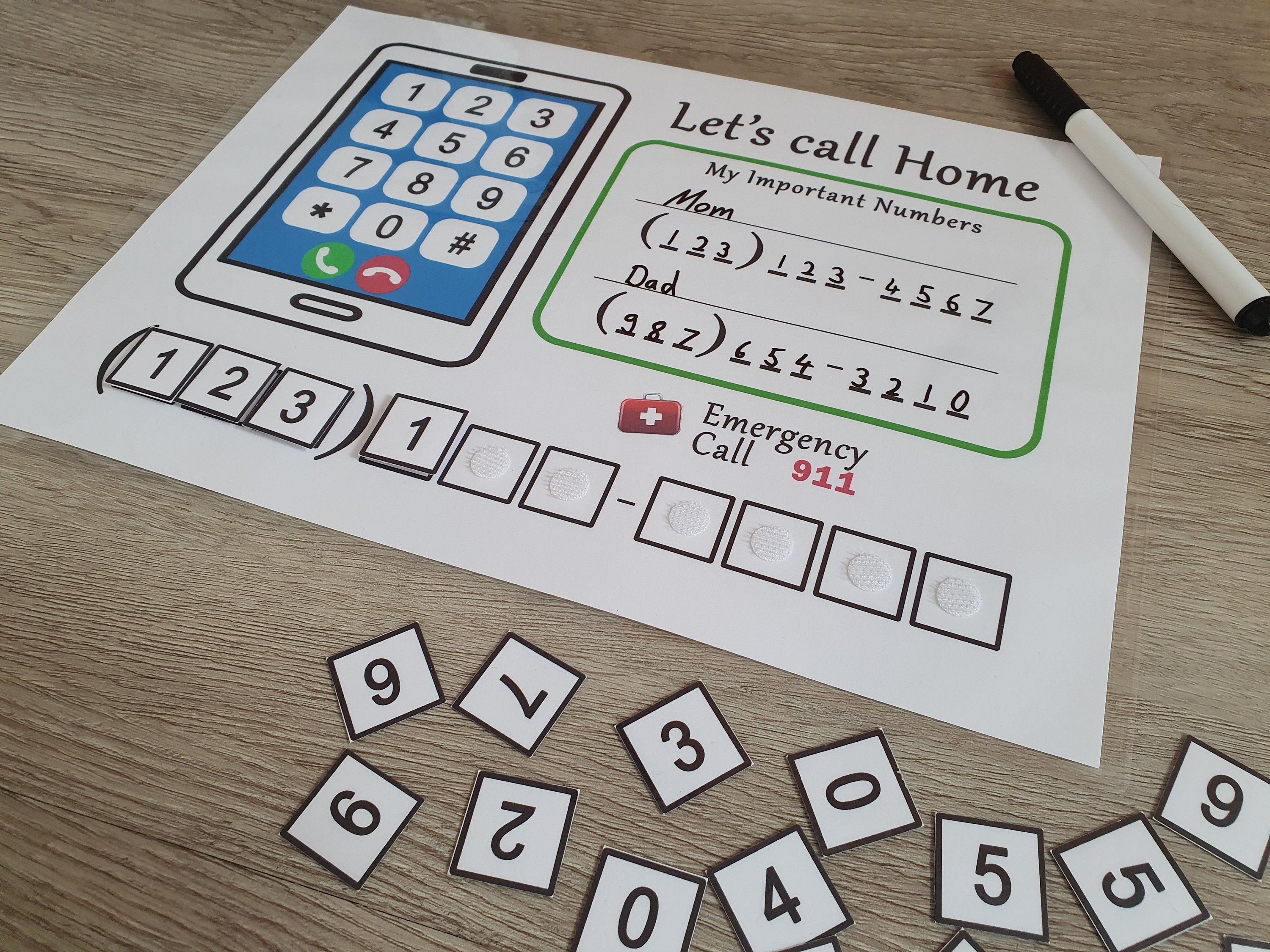 Kids Life Skills Worksheets Bundle US Practice Address - Etsy