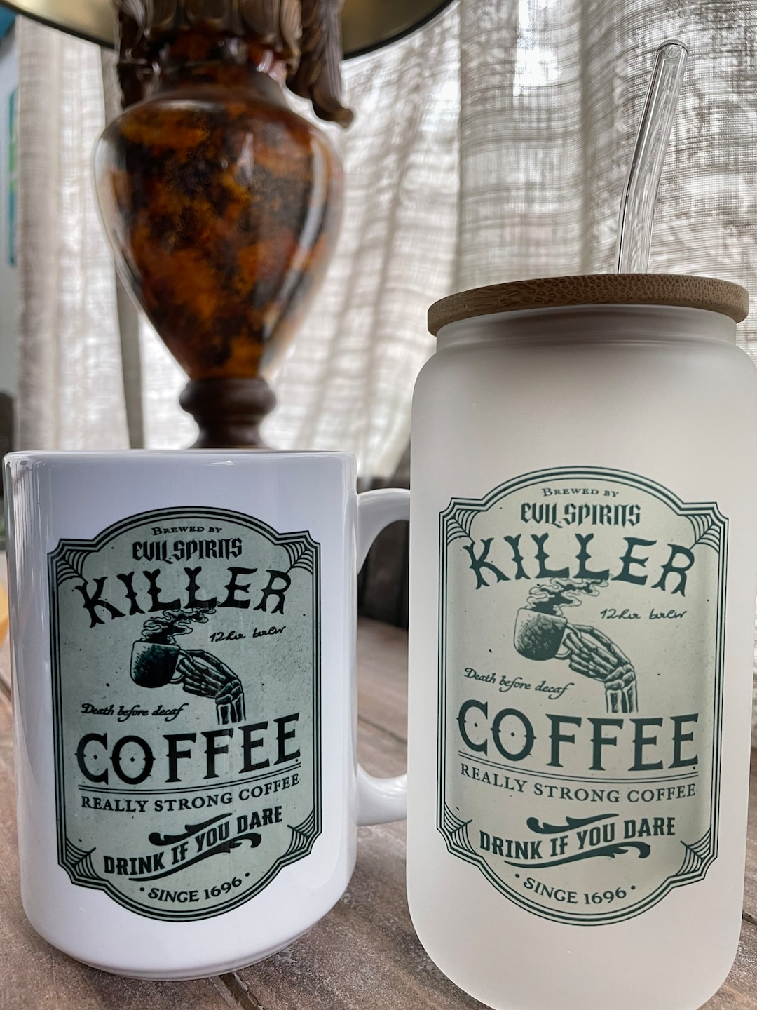 Killer Coffee Mug, Killer Coffee, Coffee Lover, Macabre Coffee Mug ...