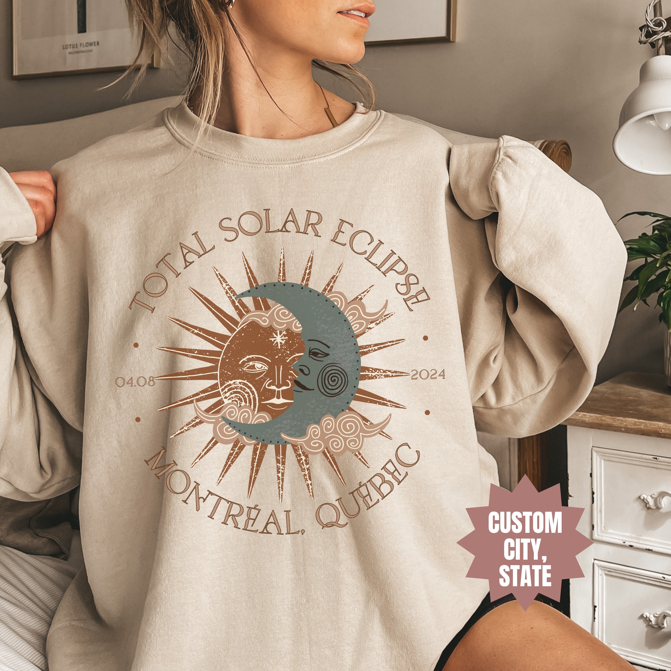 Total Solar Eclipse 2024 Sweatshirt, Matching Sweaters American Solar ...