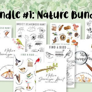 Outdoor Scavenger Hunt MEGA PACK BUNDLE, Rainy Day Games, Playground ...