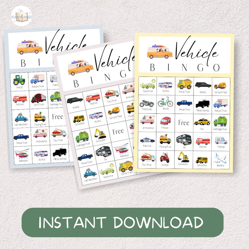Car Bingo - Etsy