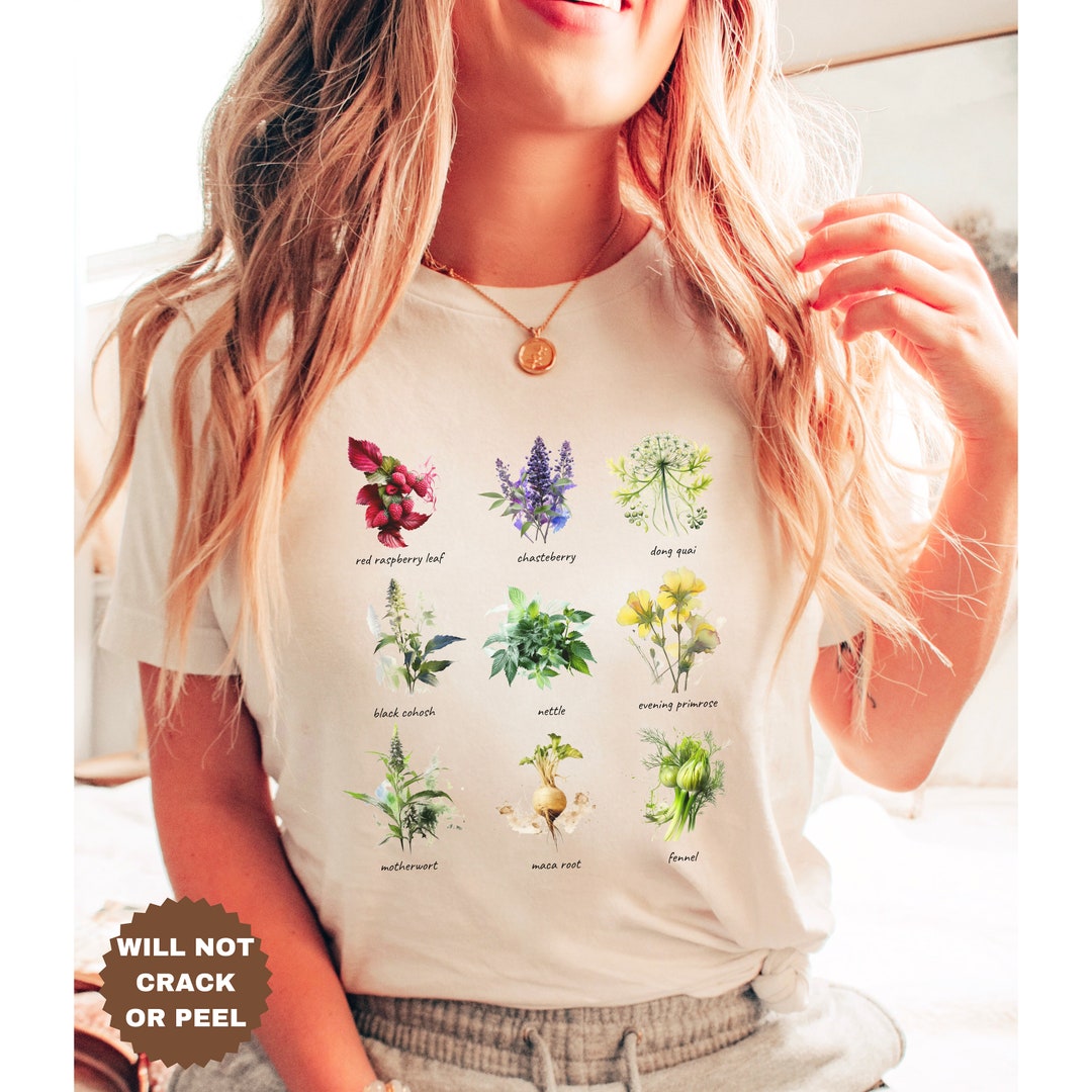 Women's Reproductive Health Herbs T-shirt, Herbalist Shirt, Gift for ...