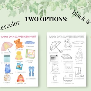 Outdoor Scavenger Hunt MEGA PACK BUNDLE, Rainy Day Games, Playground ...