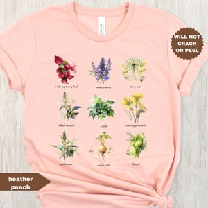 Women's Reproductive Health Herbs T-shirt, Herbalist Shirt, Gift for ...