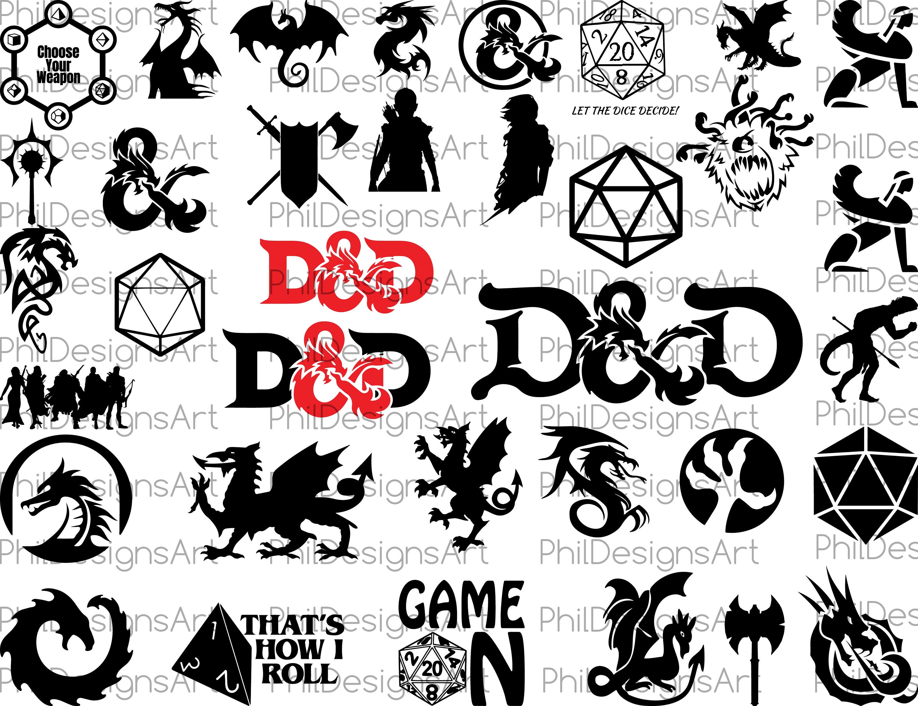 Dungeon Master Svg - Etsy