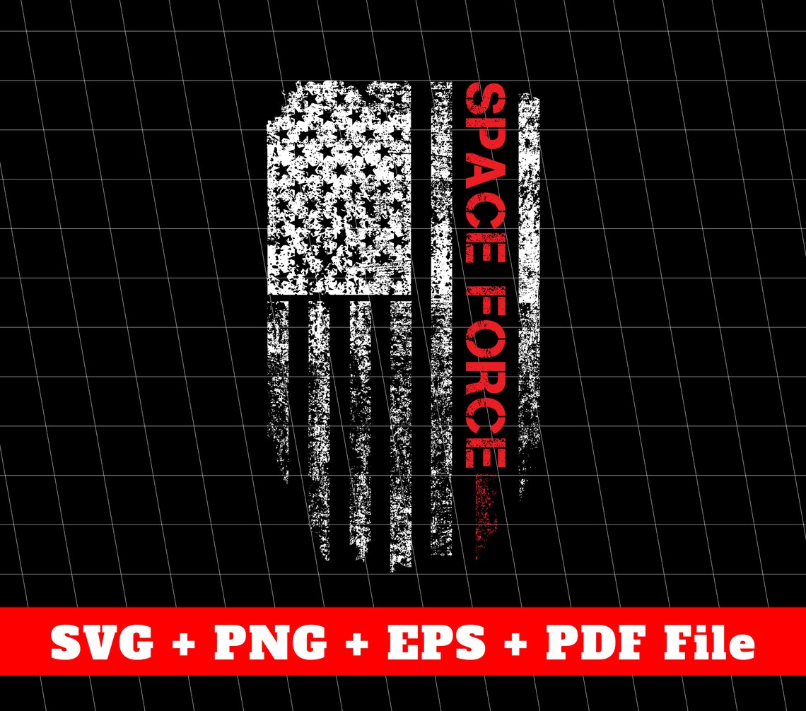 Space Force Svg, American Flag Svg, Space Lover Svg, American Force Svg ...