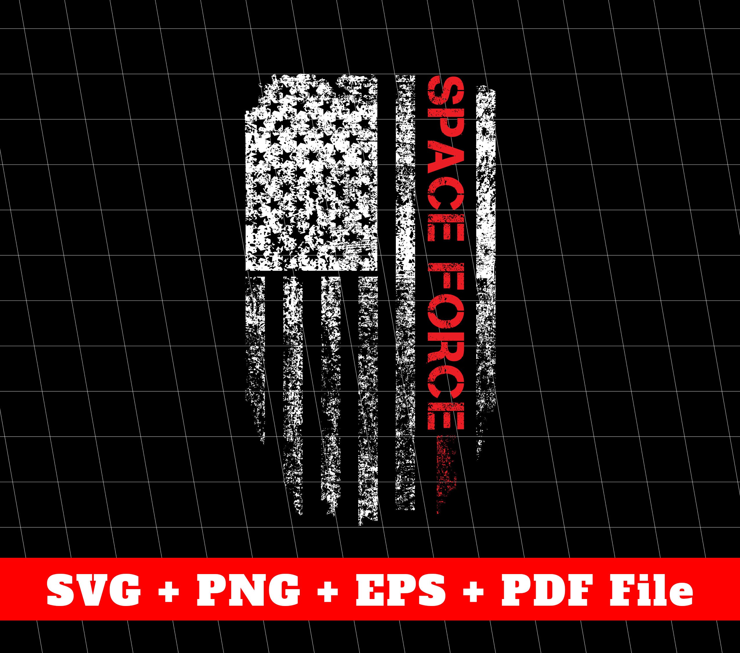 Space Force Svg, American Flag Svg, Space Lover Svg, American Force Svg ...