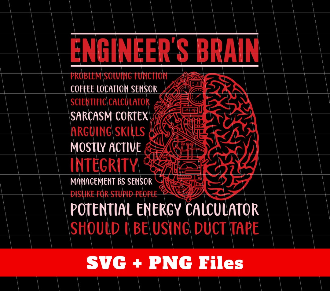 Engineer's Brain Svg, Potential Energy Calculator Svg, Sarcasm Cortex, Arguing Skills, Problem ...