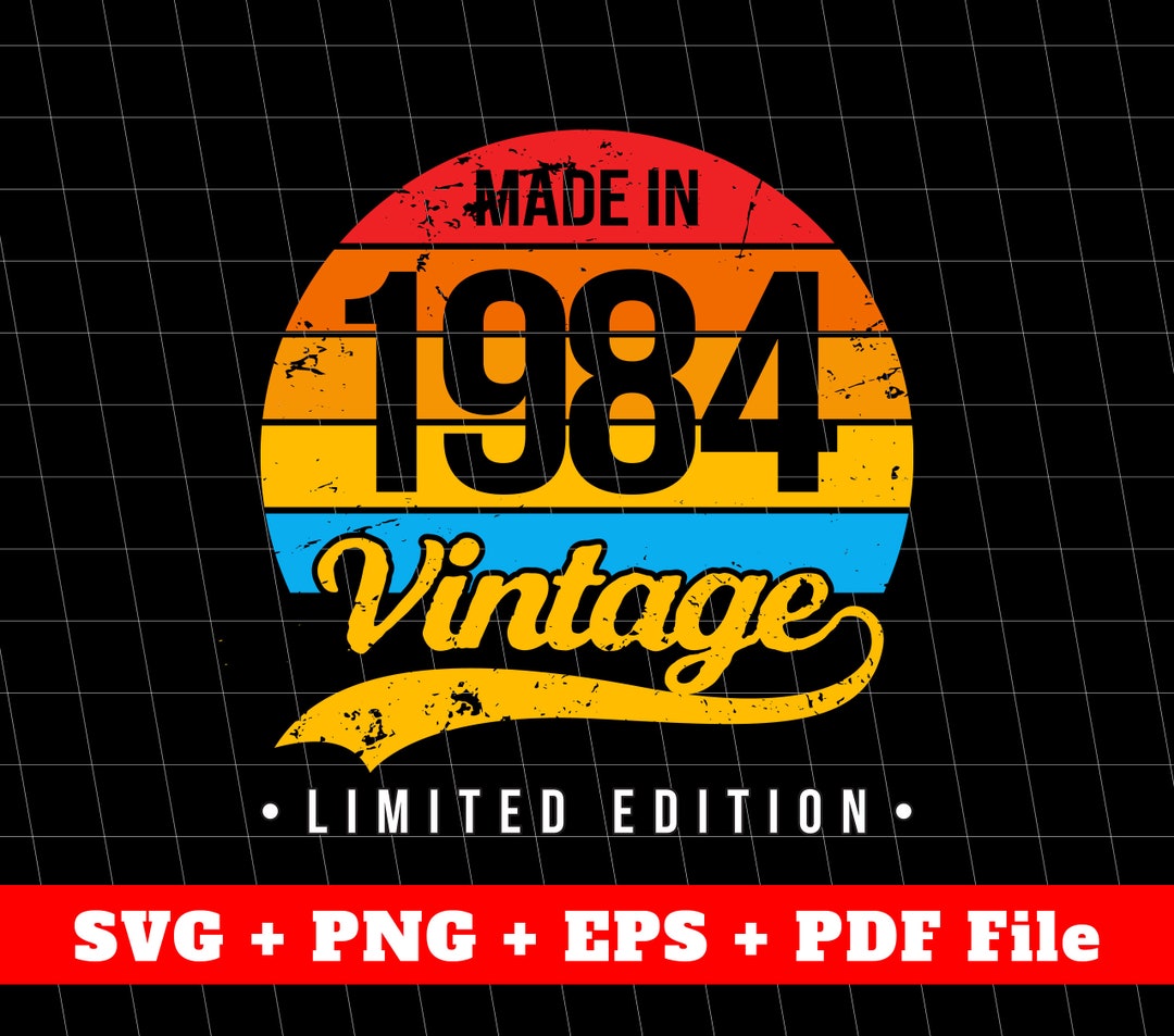 Best of 1984, Retro 1984, Vintage 1984 Gift, Born in 1984, Made in 1984 ...