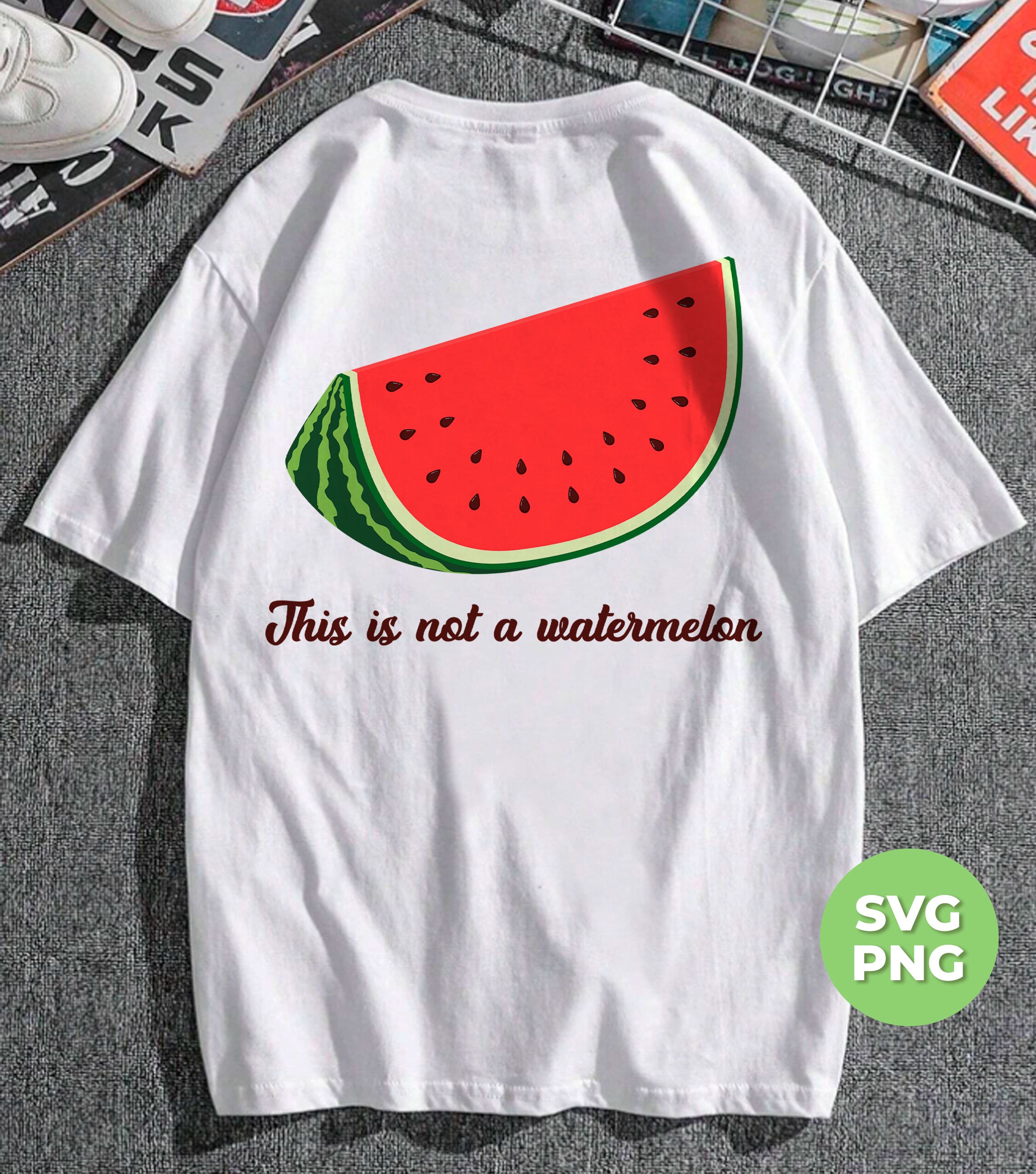 This is Not A Watermelon Svg Watermelon Lover Svg Watermelon - Etsy