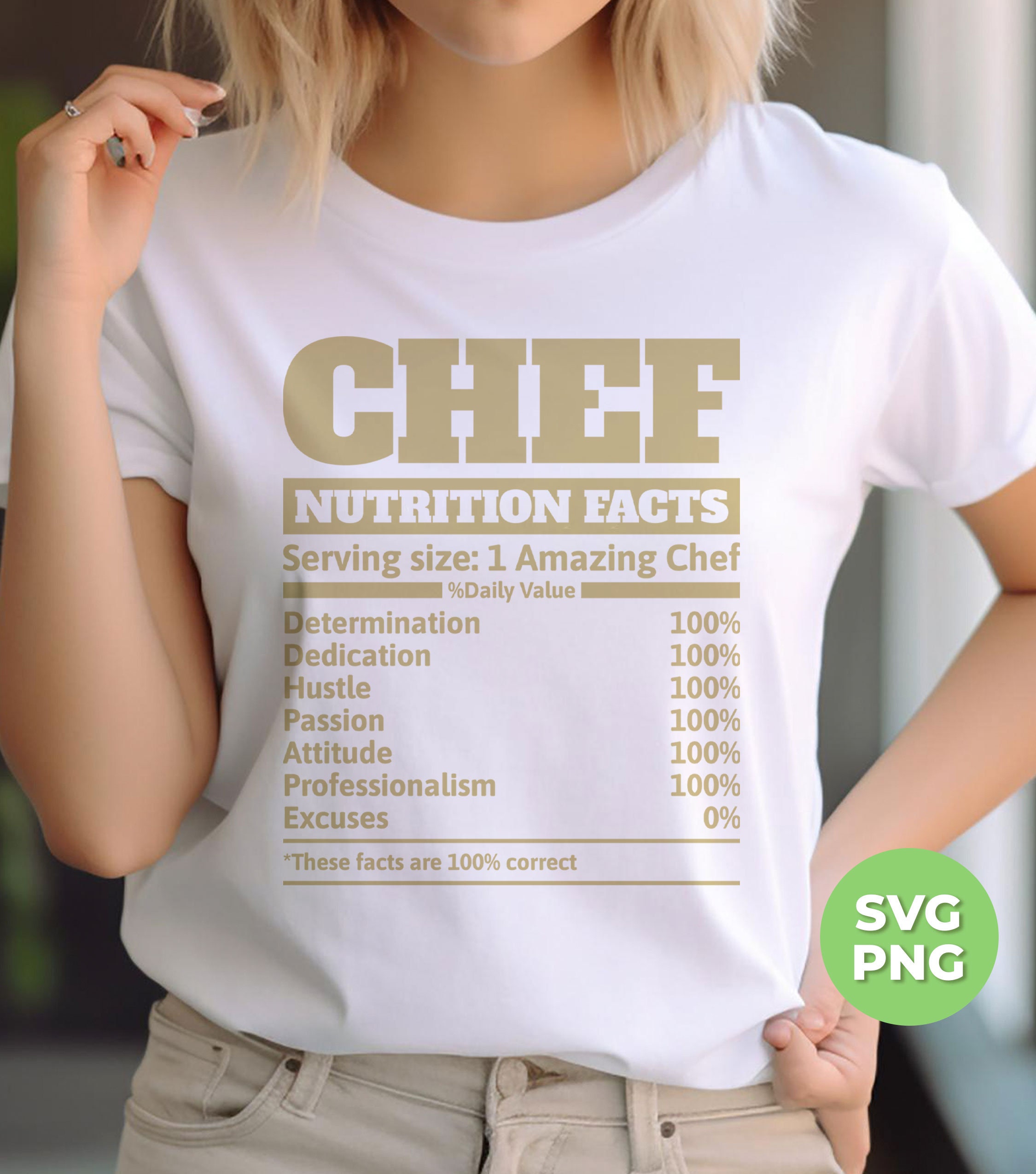 Chef Nutrition Facts Png, Serving Size for 1 Amazing Chef Png, Chef ...