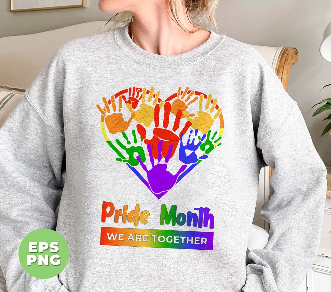 Pride Month, We Are Together, Love LGBT, LGBT Gifts, Lgbtq+ Day Gift ...