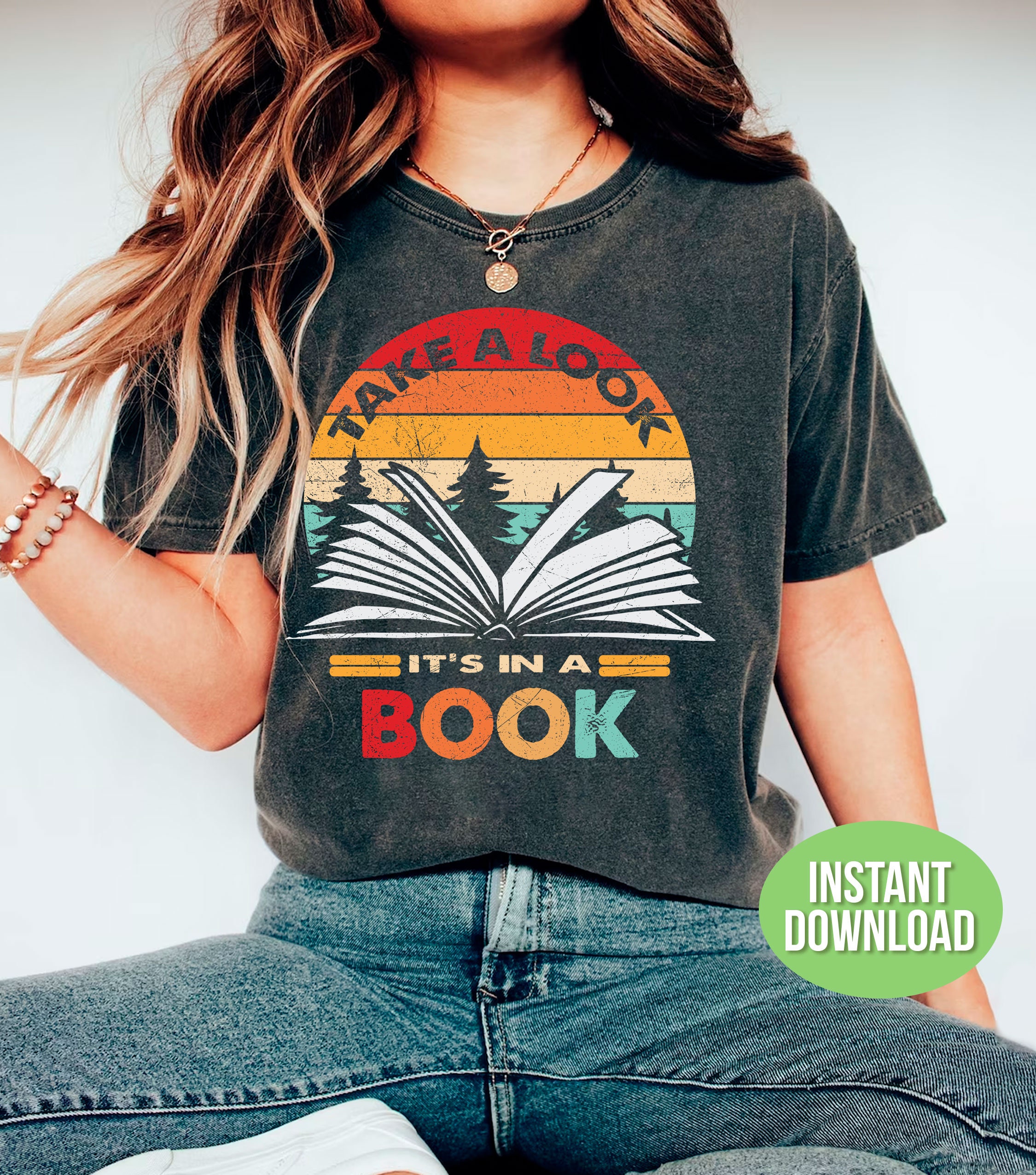 Take A Look Svg, It's in A Book Svg, Retro Books Svg, Love Book Svg ...