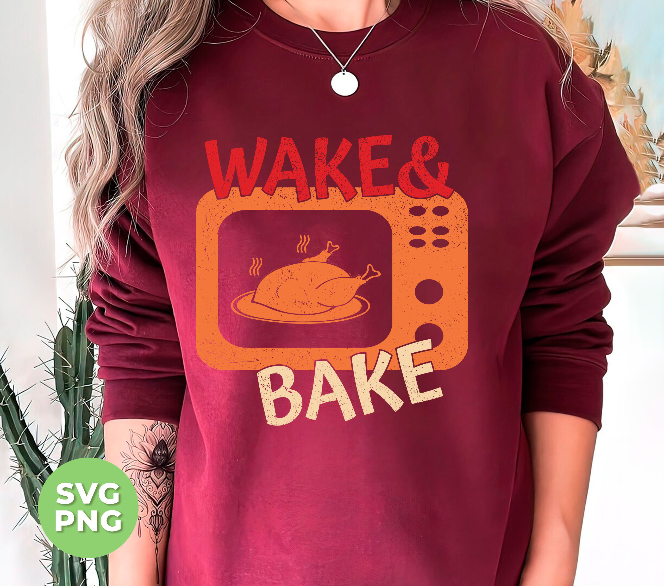 Wake and Bake Svg, Wake up Turkey Svg, Bake Turkey Svg, Thanksgiving's ...