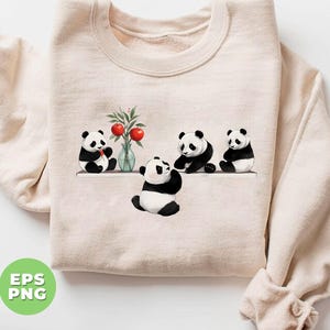 Four Panda, Cute Pandas, Funny Panda, Multi Functional, Lovely Panda ...