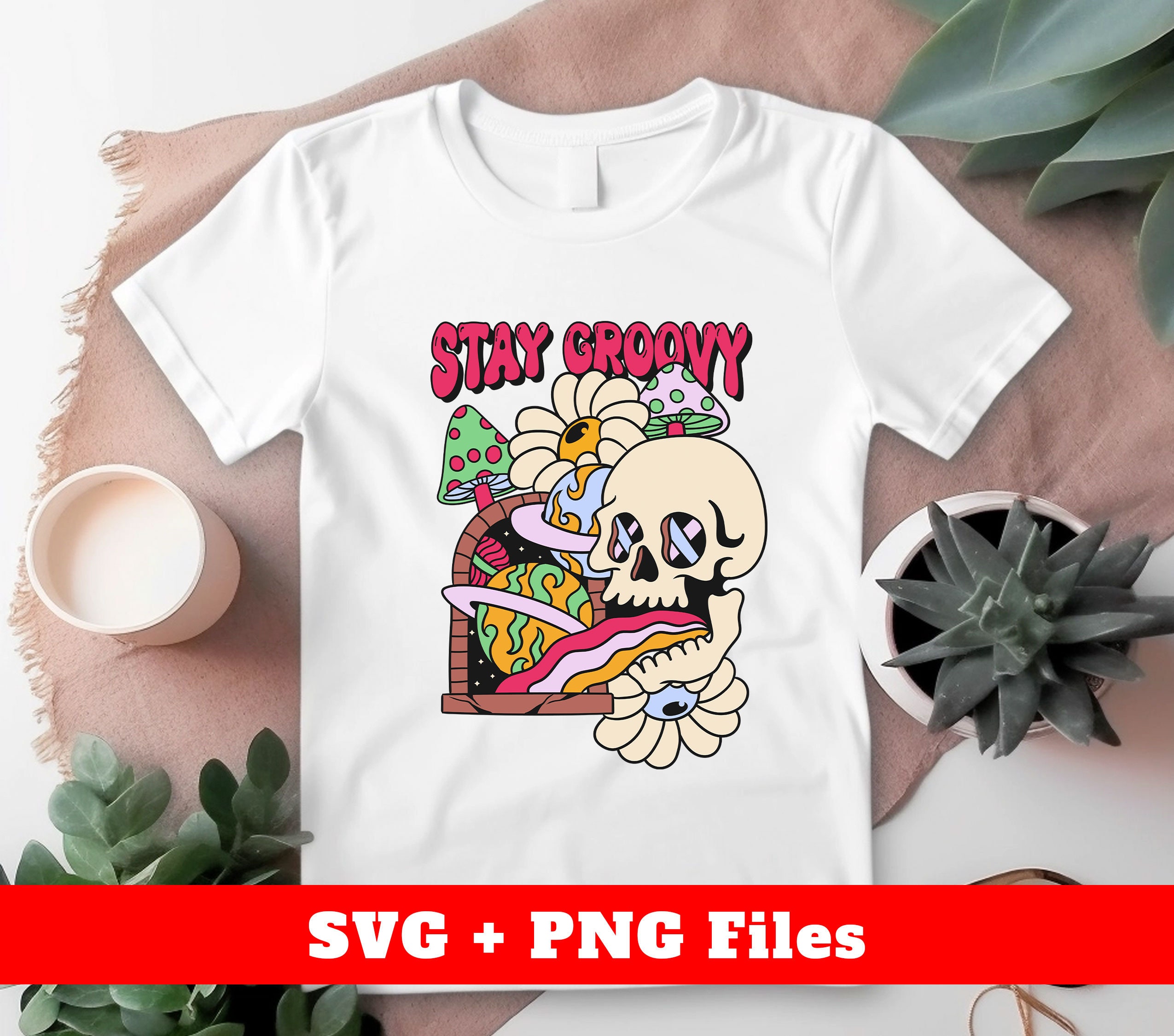 Stay Groovy Svg Psychology Skull Svg Groovy Skull Svg - Etsy