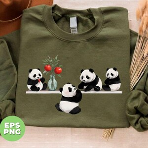 Four Panda, Cute Pandas, Funny Panda, Multi Functional, Lovely Panda ...