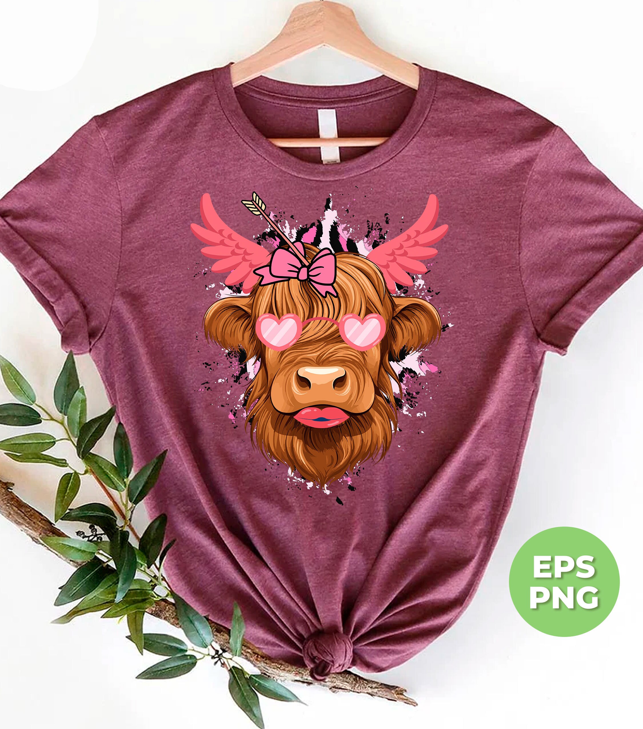 Love Cow Png, Cute Cow Png, Valentine Cow Png, Cow Lover, Gift for Him ...