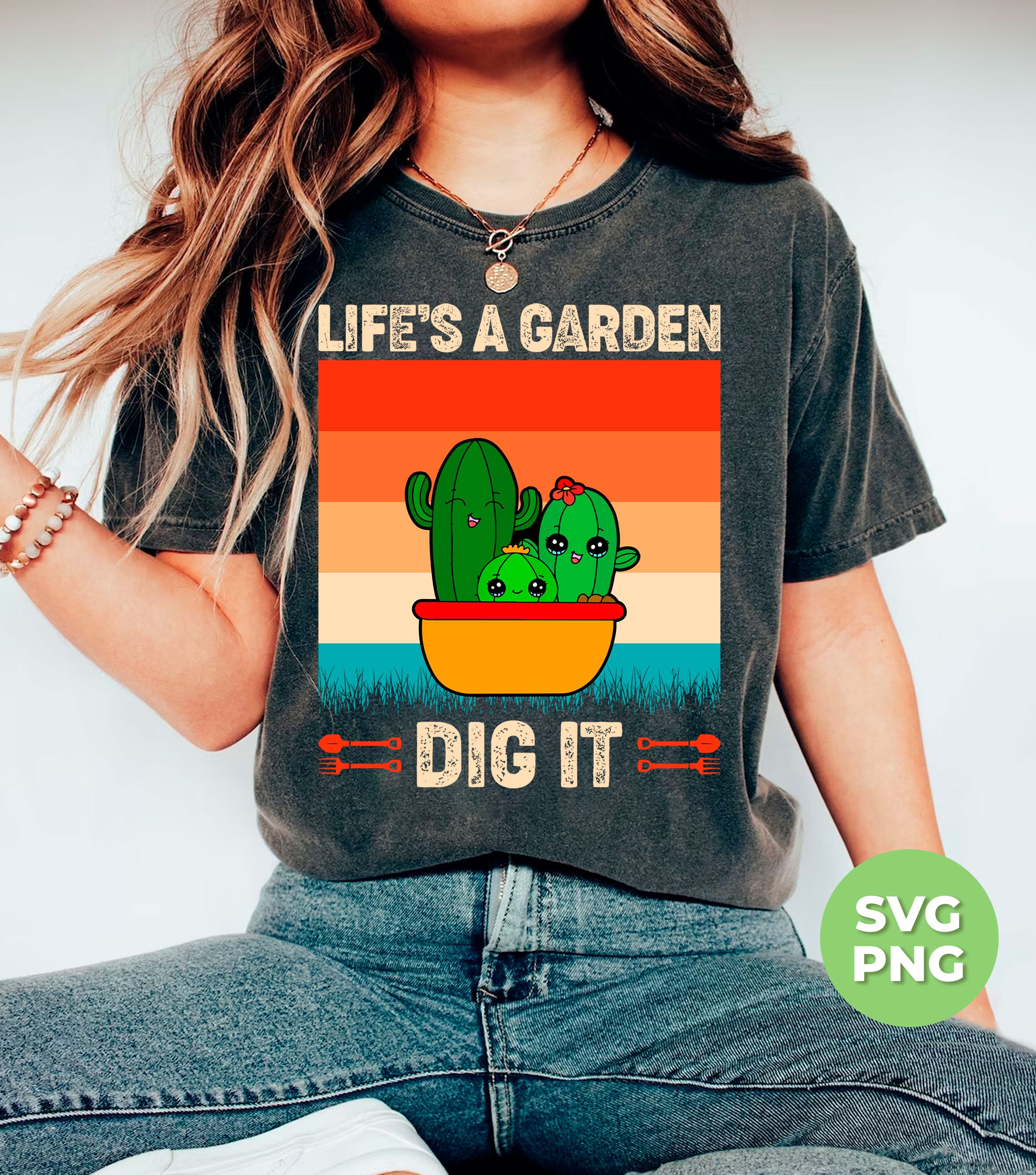 Life is A Garden Svg, Dig It Svg, Dig My Life Svg, Retro Dig It Svg ...