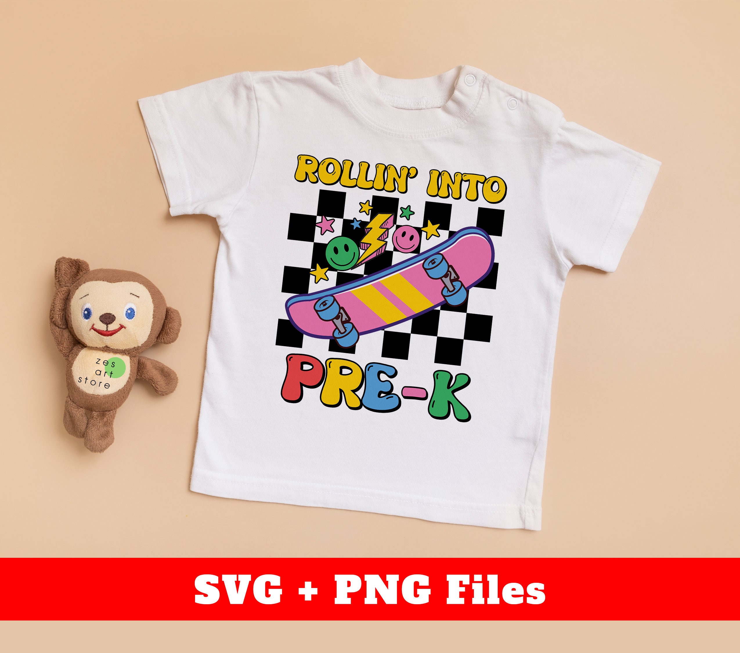 Pre-k School Svg, Back to School Svg, Rolling Into Pre K Svg, Cute ...