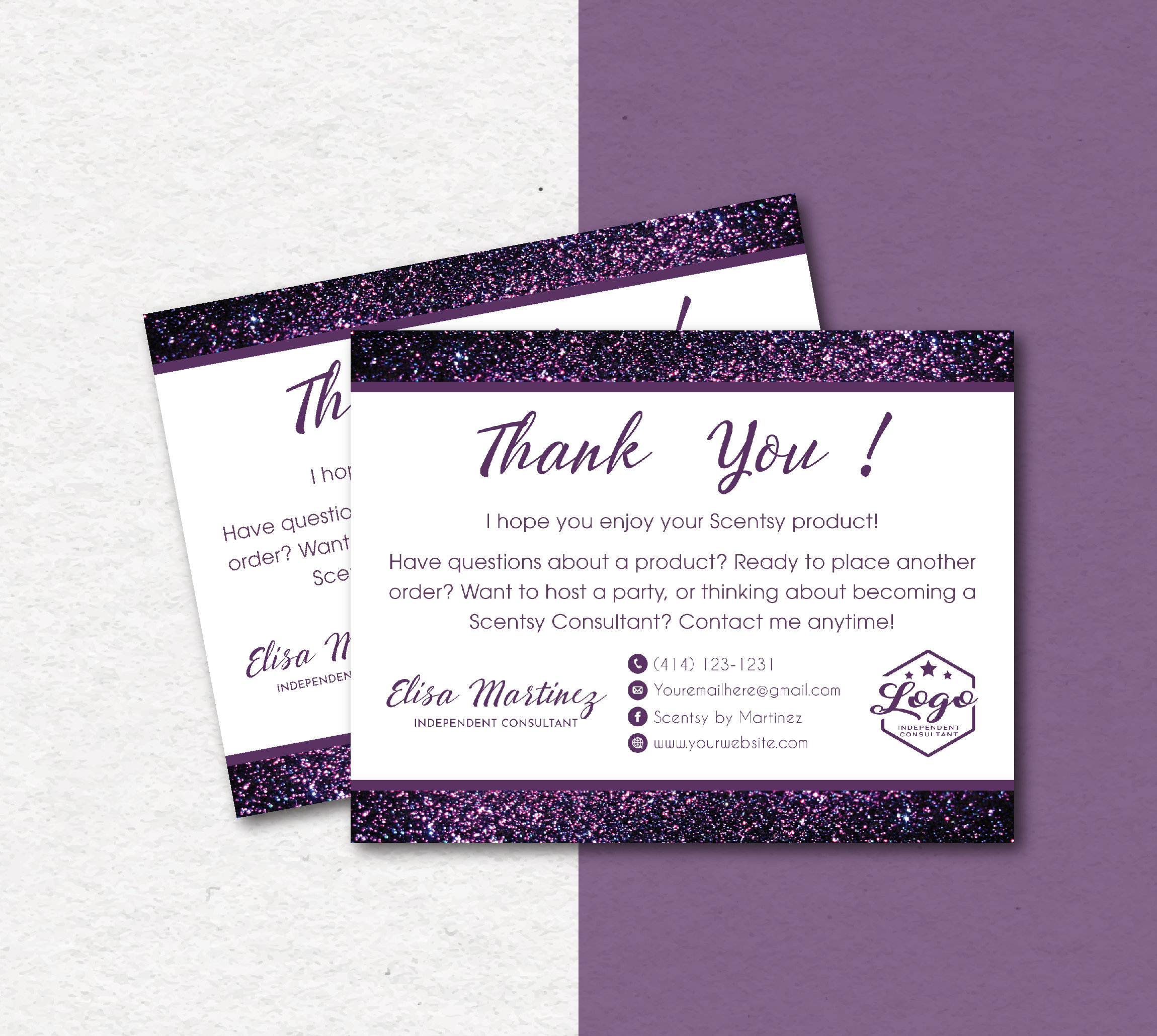 Personalized Thank You Card, Thank You Cards, Custom Thank You Card ...