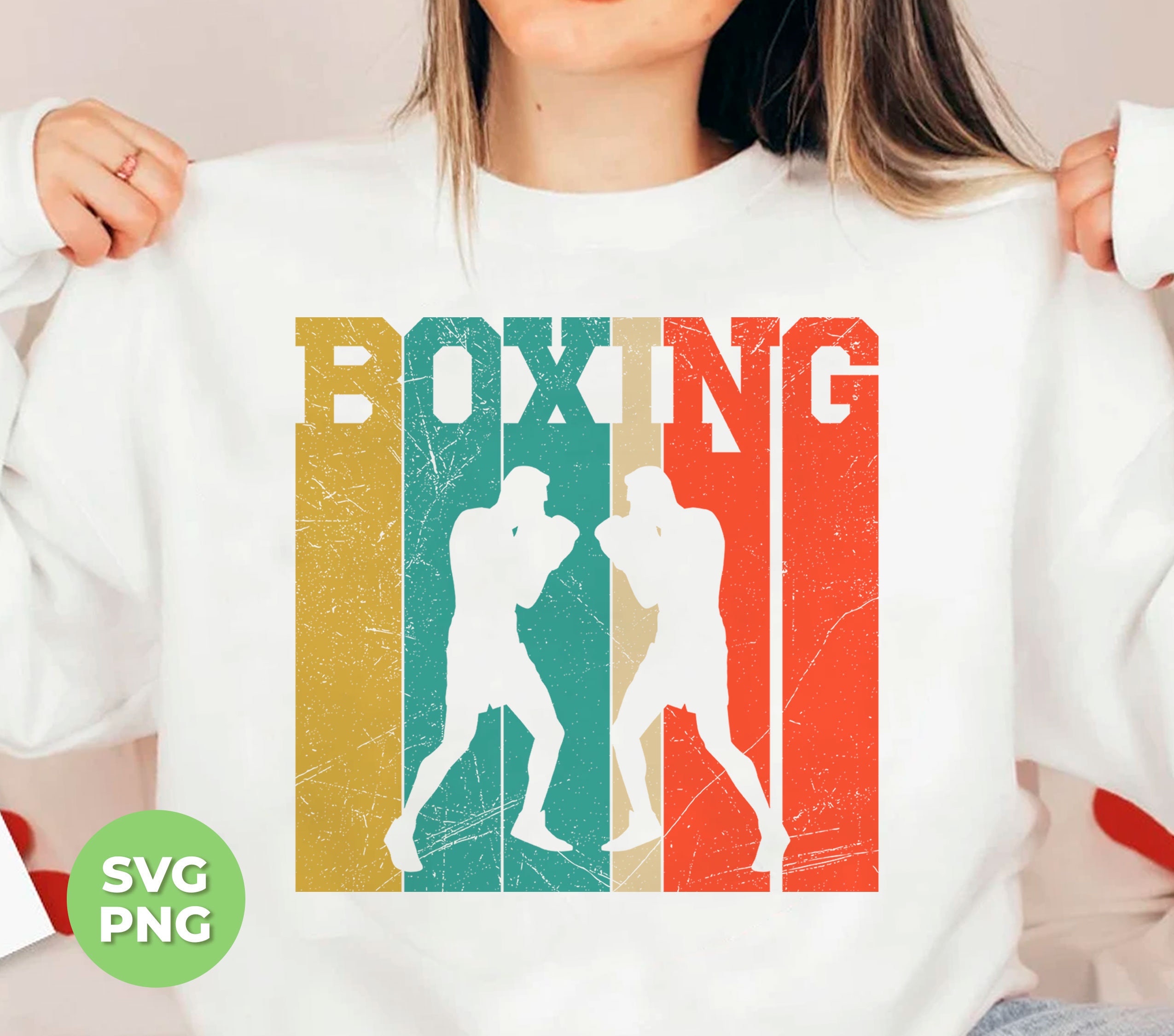 Boxing Lover Png, Love Boxing Png, Boxing Silhouette Png, Retro Boxing ...