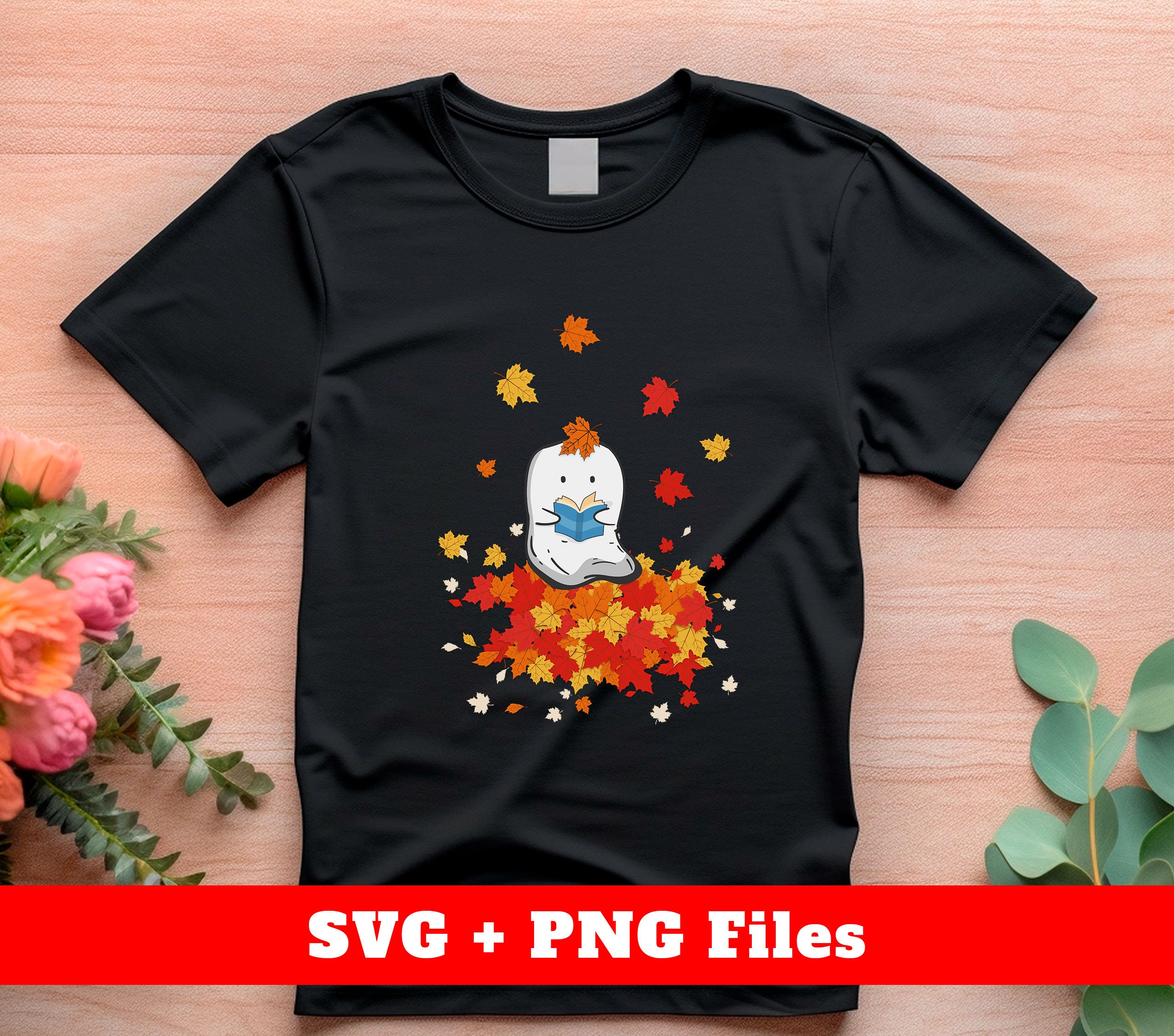 Boo in Fall Season Svg Boo Falls Fall Leaves Svg Boo Love - Etsy