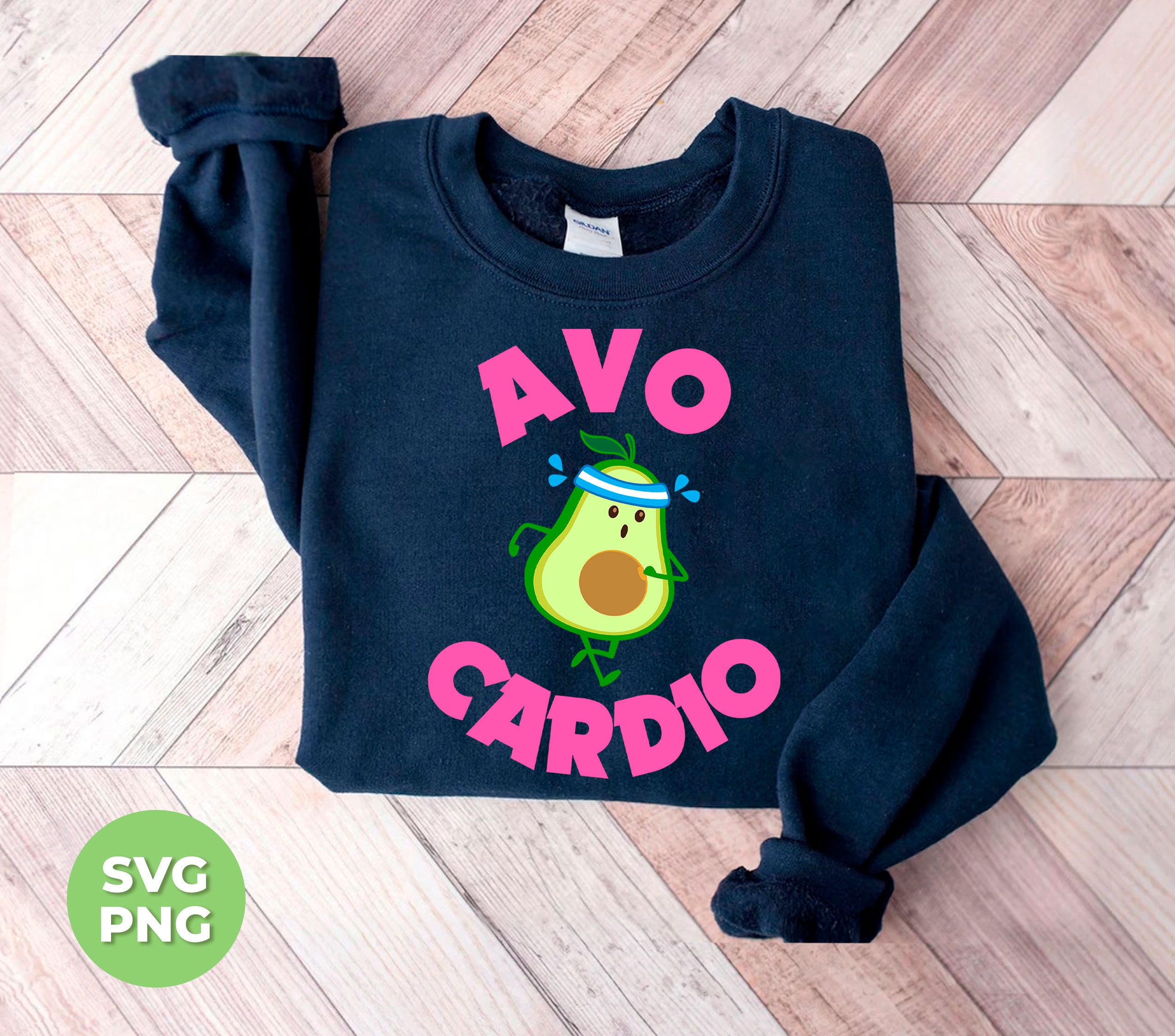 Avo-cardio Svg, Avocado Svg, Funny Avocado Svg, Pink Avocado Do Cardio ...