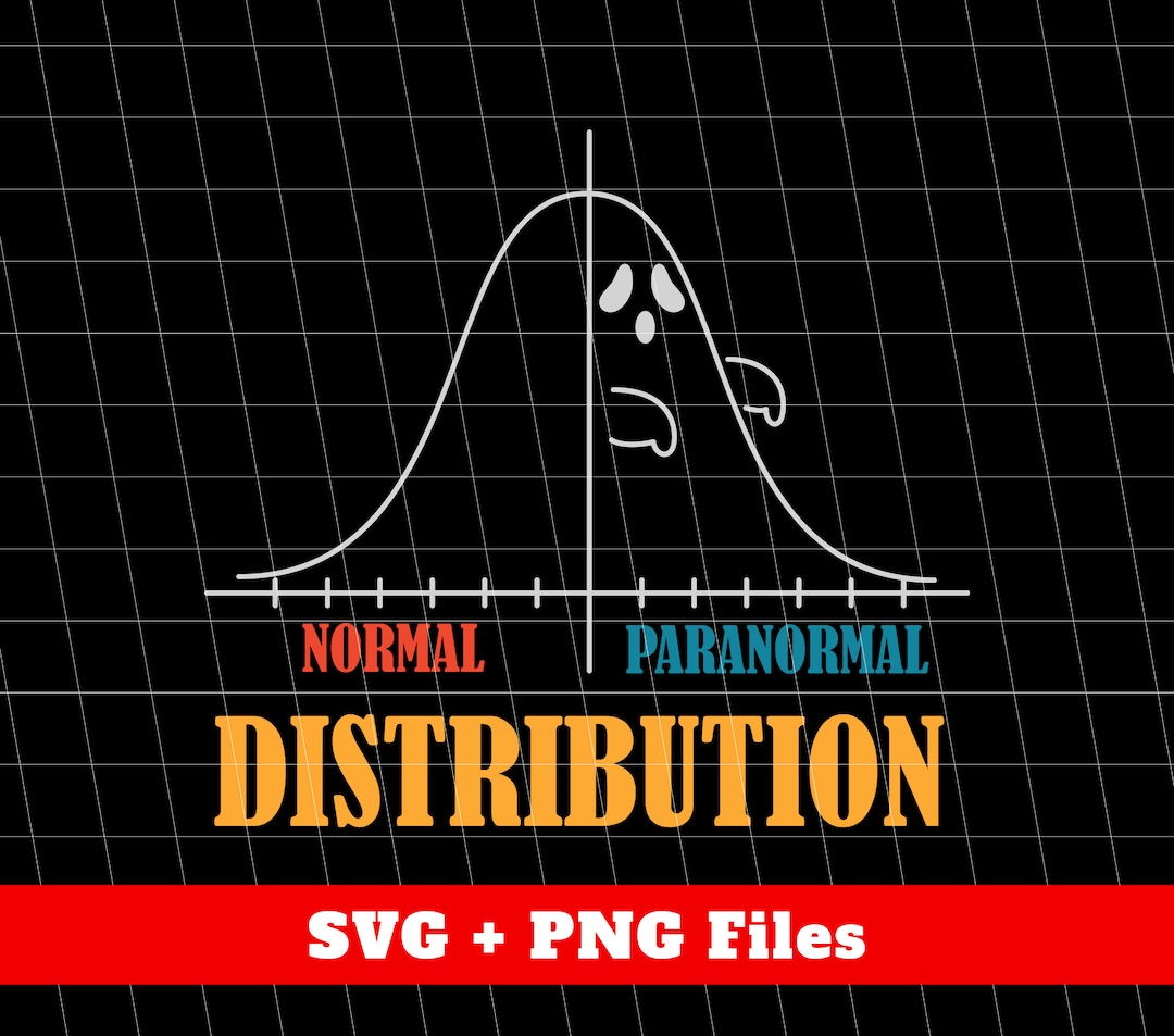 Normal Distribution Svg, Paranormal Distribution Svg, Graph of A ...