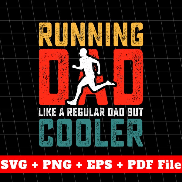 Running Dad Svg - Etsy