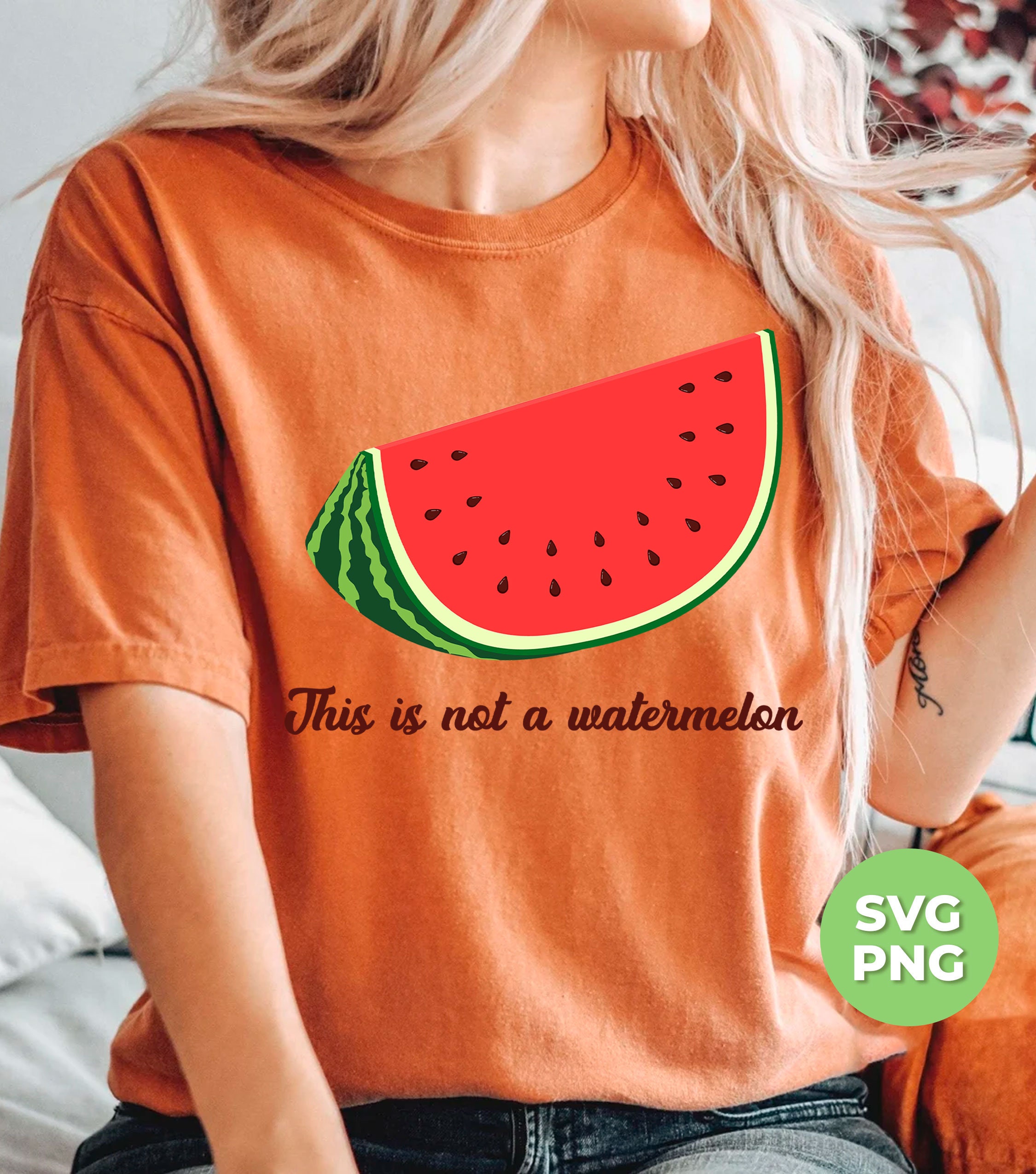This is Not A Watermelon Svg Watermelon Lover Svg Watermelon - Etsy