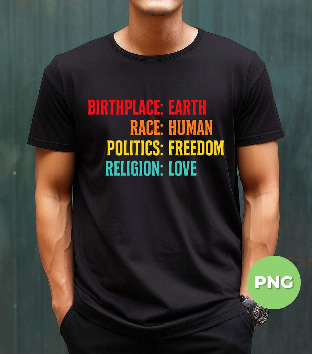 Humanity Gift, Birthplace Earth, Race Human, Politics Freedom, Religion ...