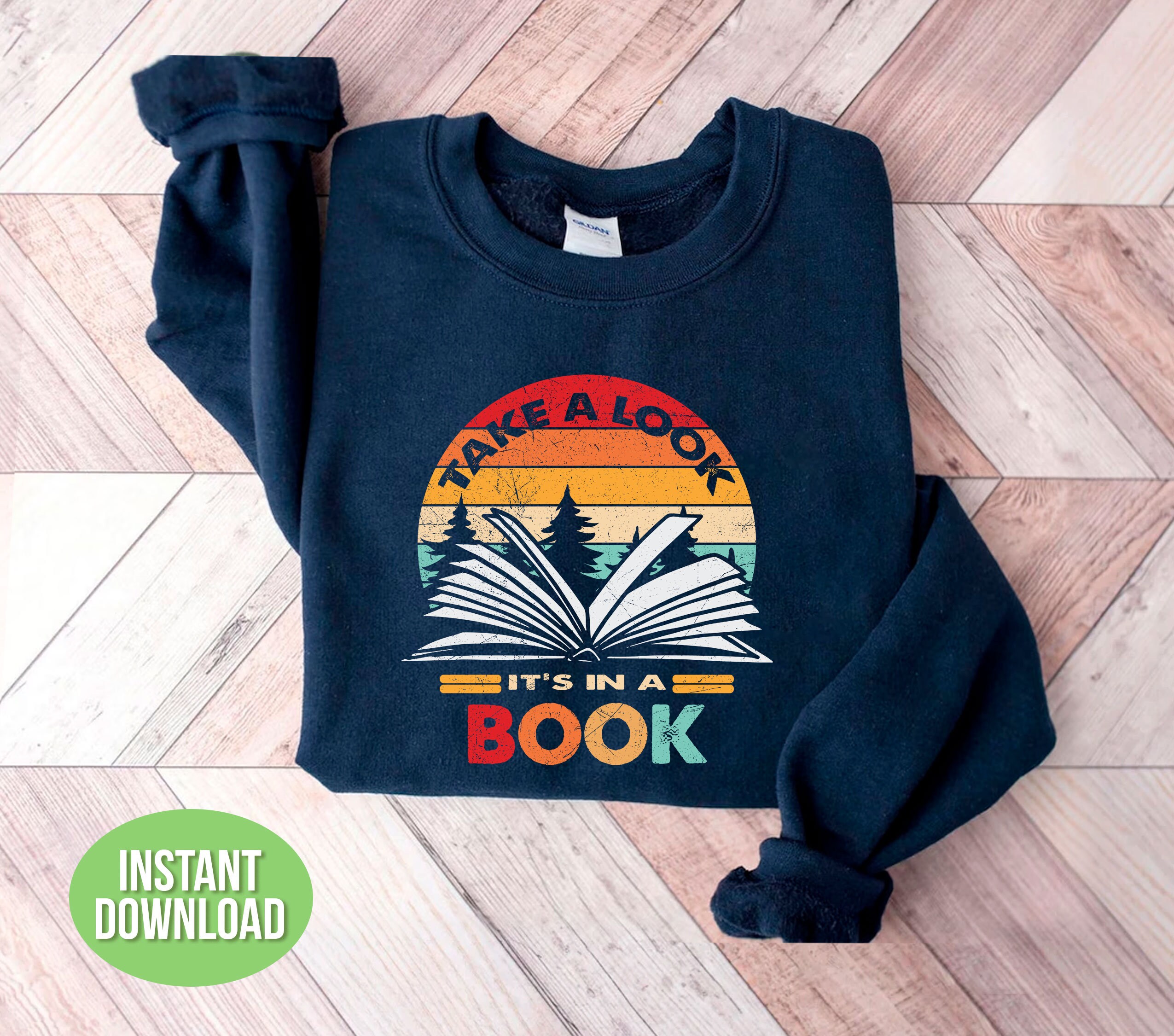 Take A Look Svg, It's in A Book Svg, Retro Books Svg, Love Book Svg ...