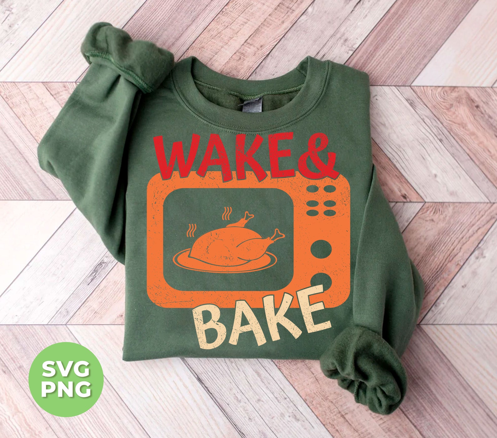Wake and Bake Svg, Wake up Turkey Svg, Bake Turkey Svg, Thanksgiving's ...