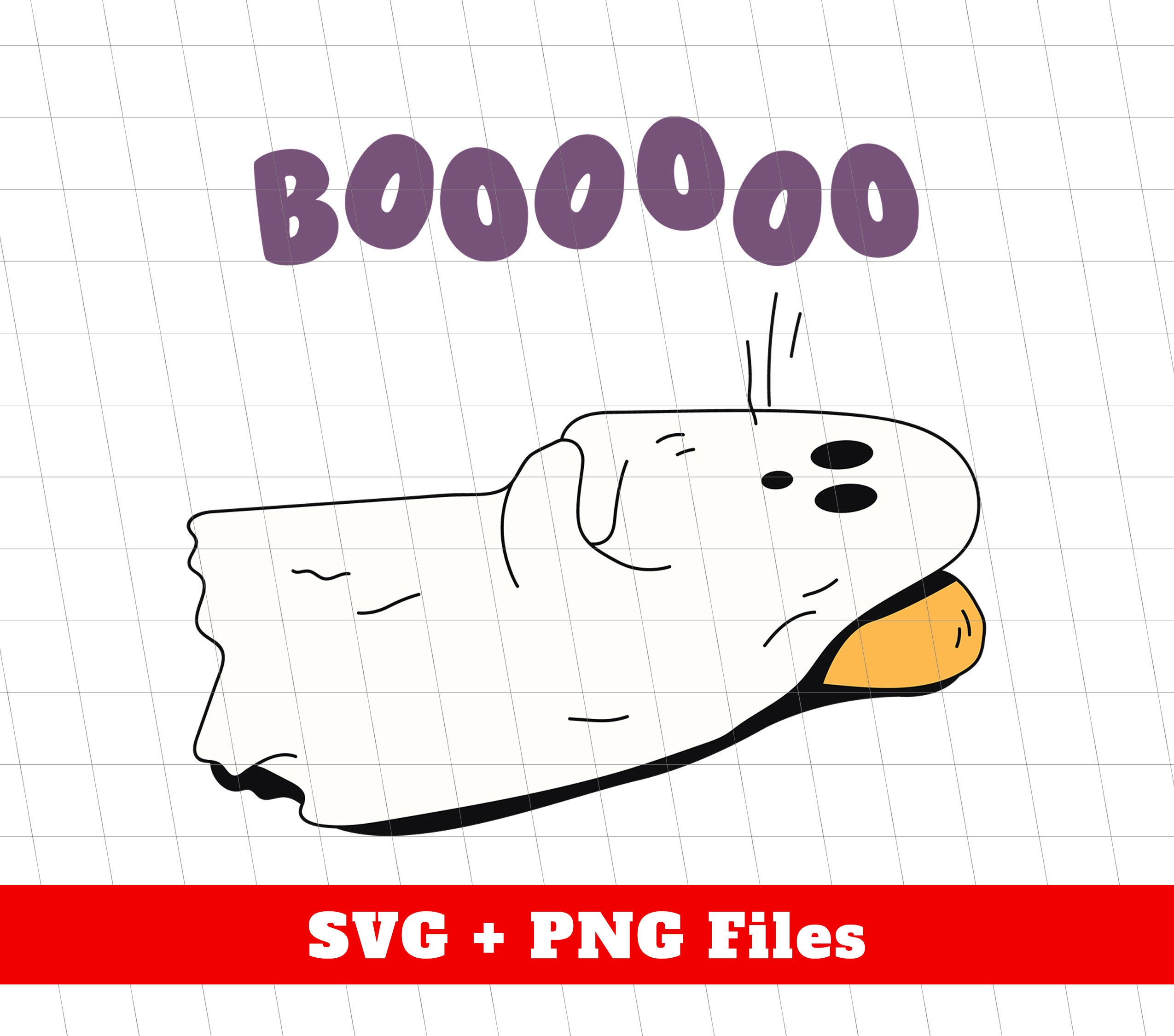 Lazy Boo Svg, Funny Boo Svg, Boo Sleepy Svg, Boo Lying Svg, Tired Boo ...