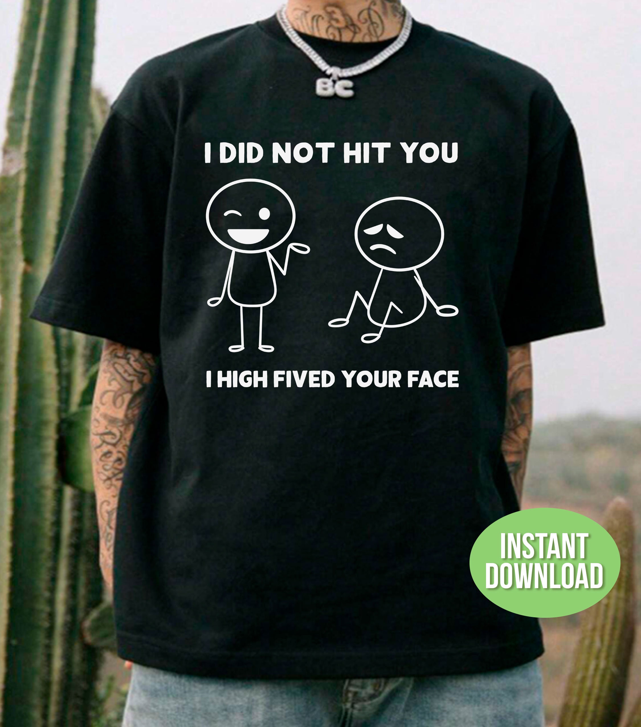 I Did Not Hit You Svg Stickman Svg Funny Stickman Svg I - Etsy