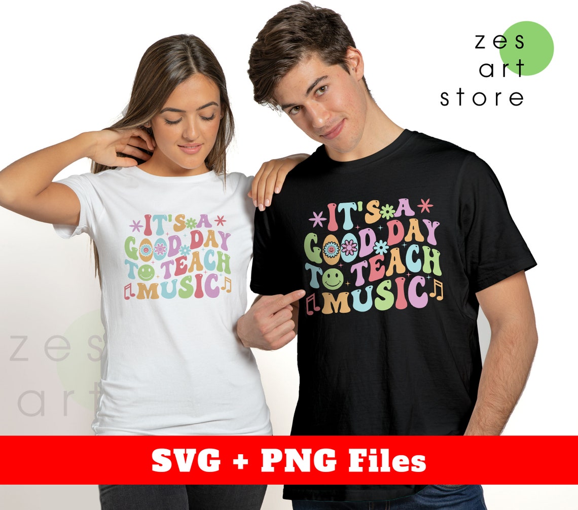 It's A Good Day to Teach Music Svg Groovy Music Svg Good - Etsy