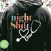 Night Shift Crew Svg, Love Nurse Svg, Nurse Lover Svg, Nurse Element ...